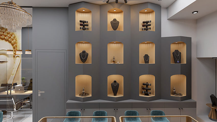 Jewellers Interior Design in Ahmedabad | Jewellers Interior Projects in ...